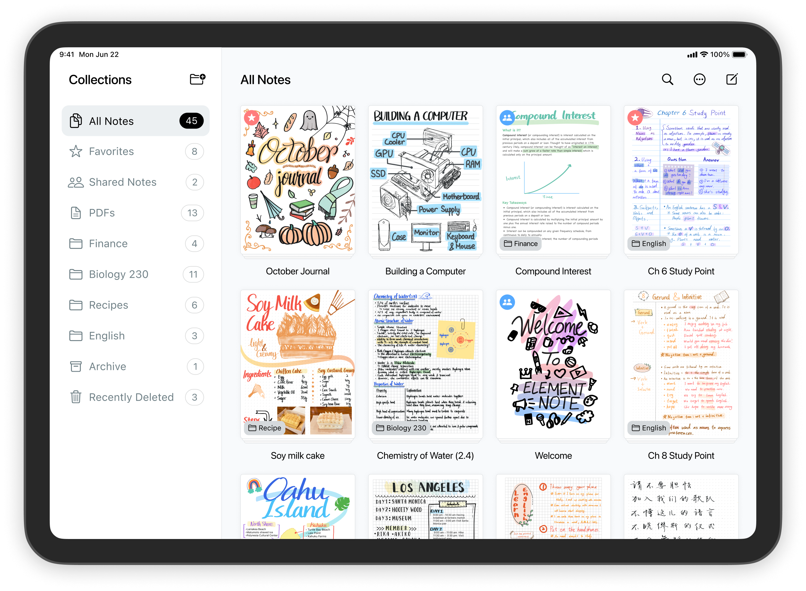 Element Note Element Note